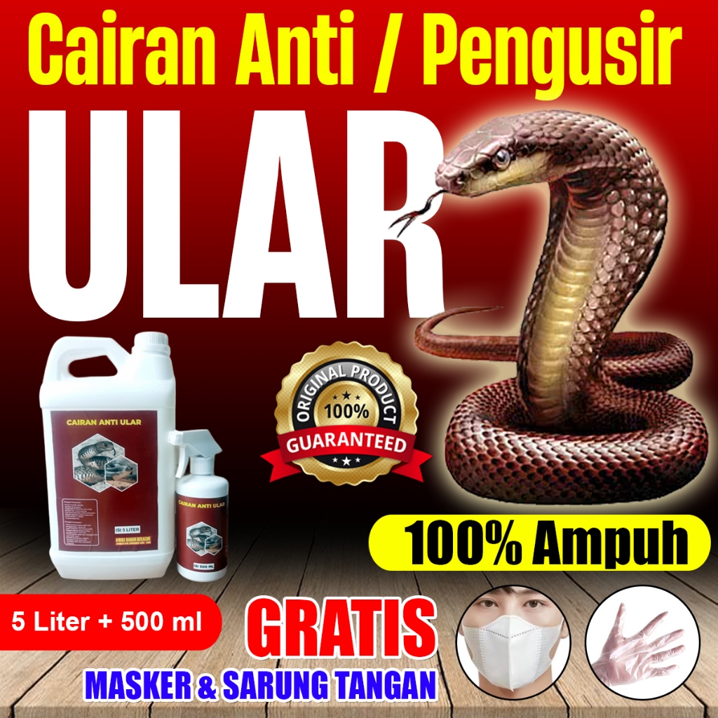 Jual Cairan ANTI ULAR 5 Liter + Extra 500 ml - Solusi Aman & Efektif ...