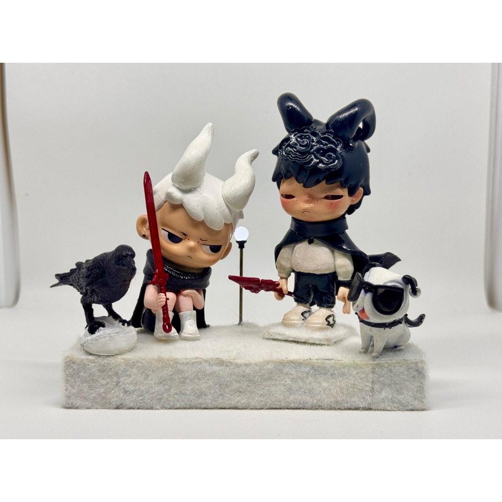 Jual [CUSTOM] POPMART HIRONO Cry Baby Dimoo Labubu Custom Figure ...