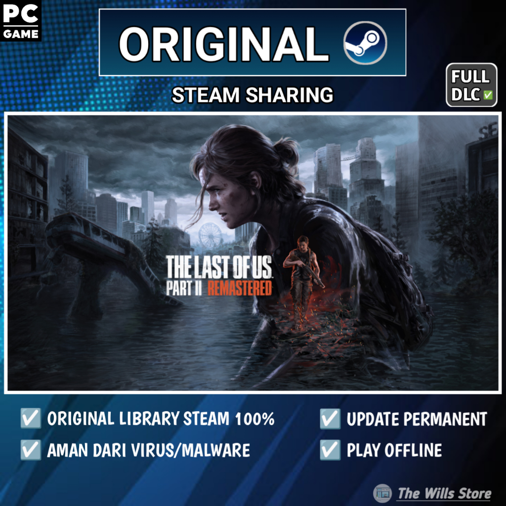 Jual The Last of Us Part 2 Remastered / TLOU 2 Remaster - GAME PC ...