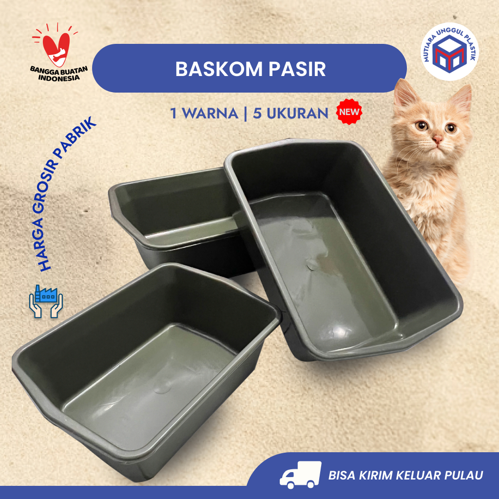Jual BAK KOTAK PASIR PUP KUCING BAK TAHU SERBAGUNA MINIMALIS PLASTIK ...