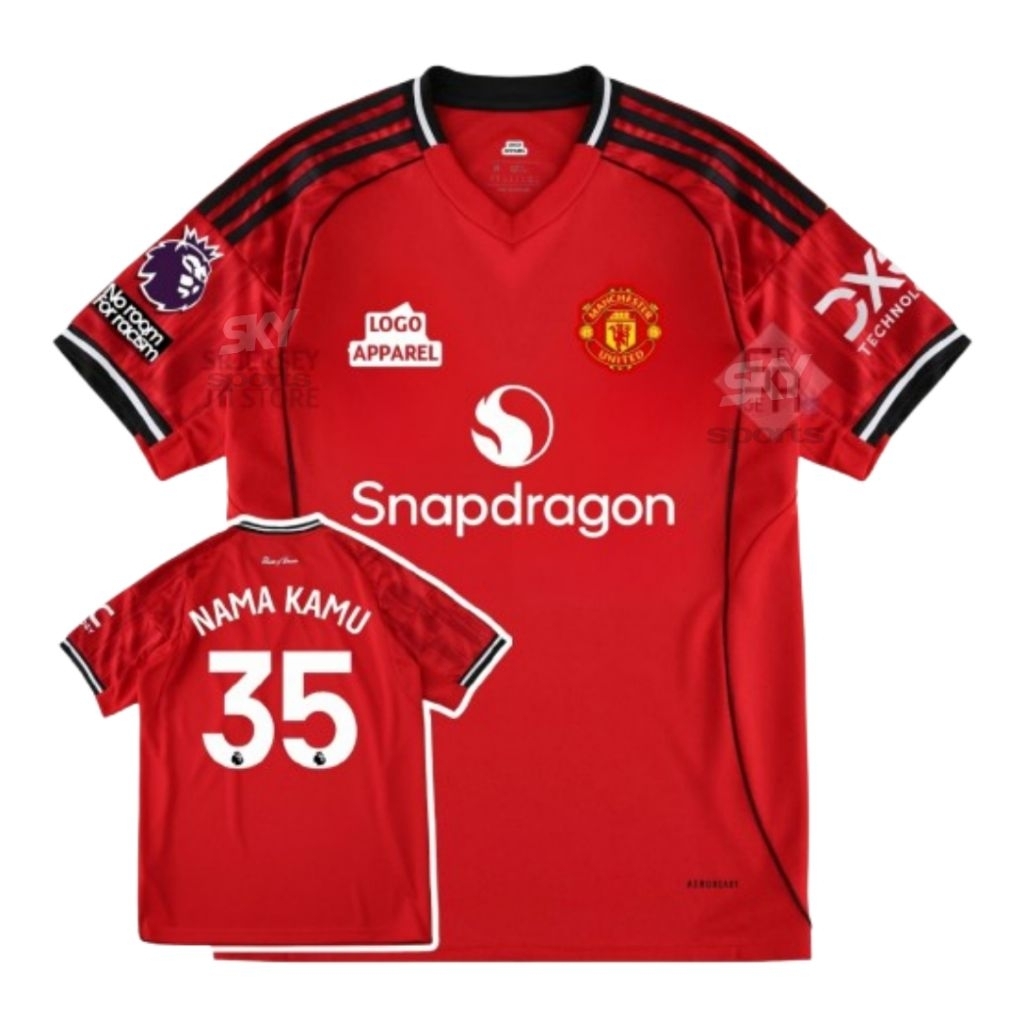 Jual Jersey Home Manchester United 2025 2026 - Jersey MU Fans Version ...