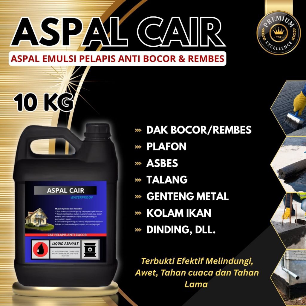 Jual Aspal Emulsi 10 Kg Premium Quality - Kualitas Proyek, Harga ...