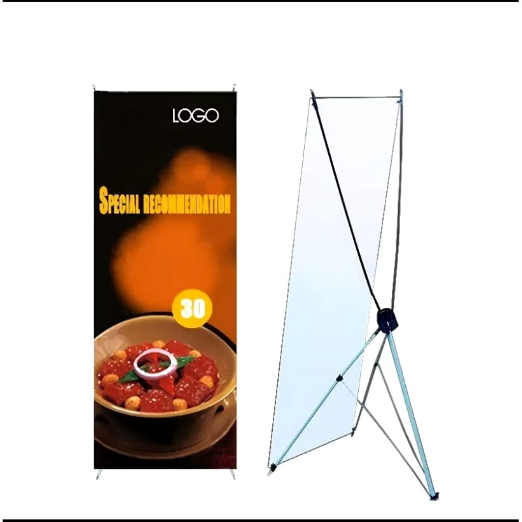 Jual Rangka x banner 60 x 160 cm Tiang terbuat dari besi | Shopee Indonesia