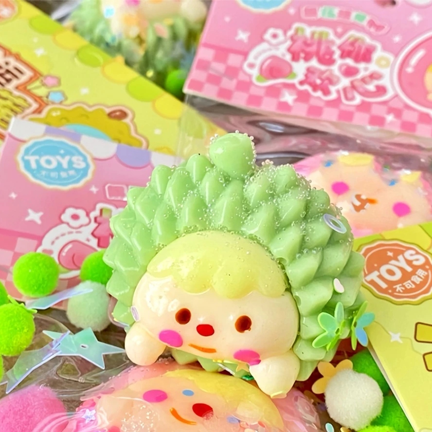 Jual Squishy Buah Kenyal Taba Squishy Pinch Fruit Durian Mango Peach ...