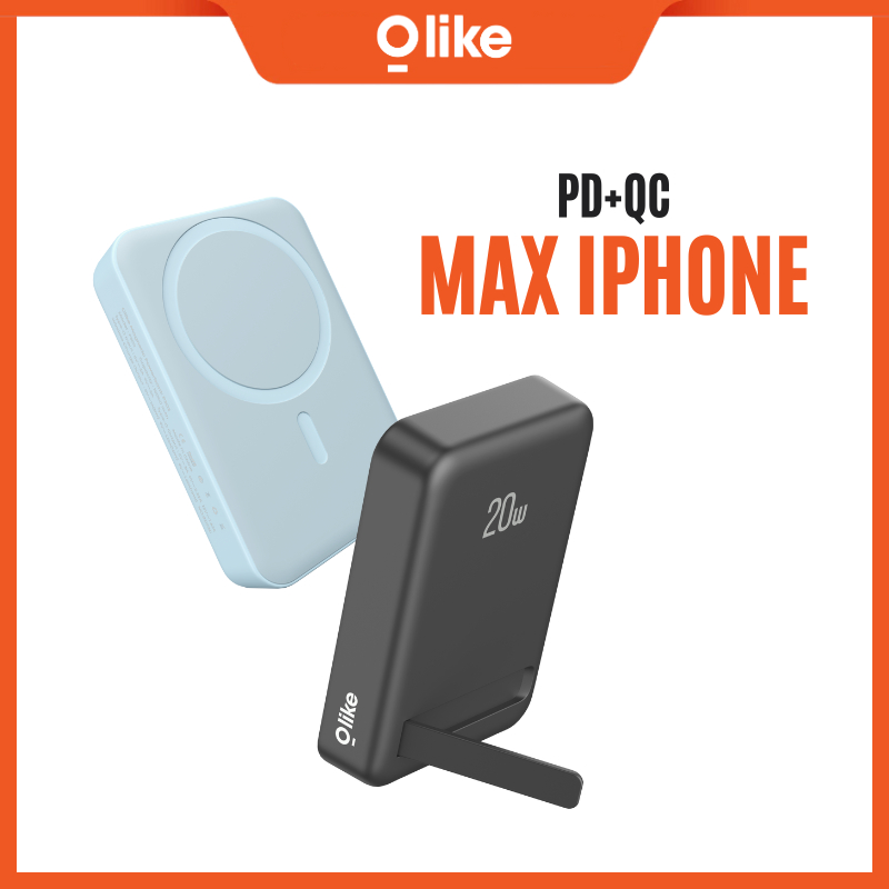 Jual Olike Powerbank Mini Magnetic Wireless 10000mAh 20W Fast Charging Power Bank P302 Magsafe ...