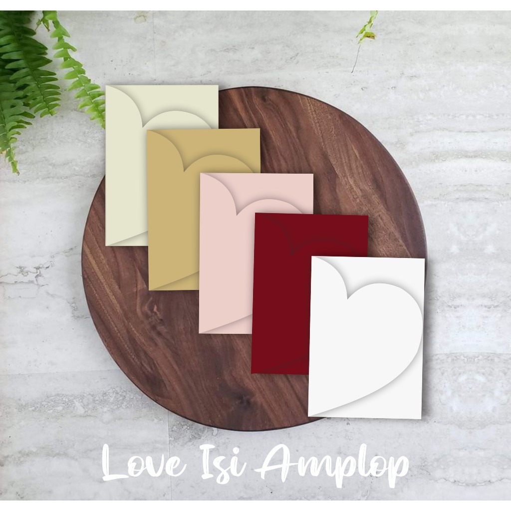 Jual ISI AMPLOP A6 / ISI AMPLOP A5 JASMIN LOVE / UNDANGAN / KARTU CINTA ...