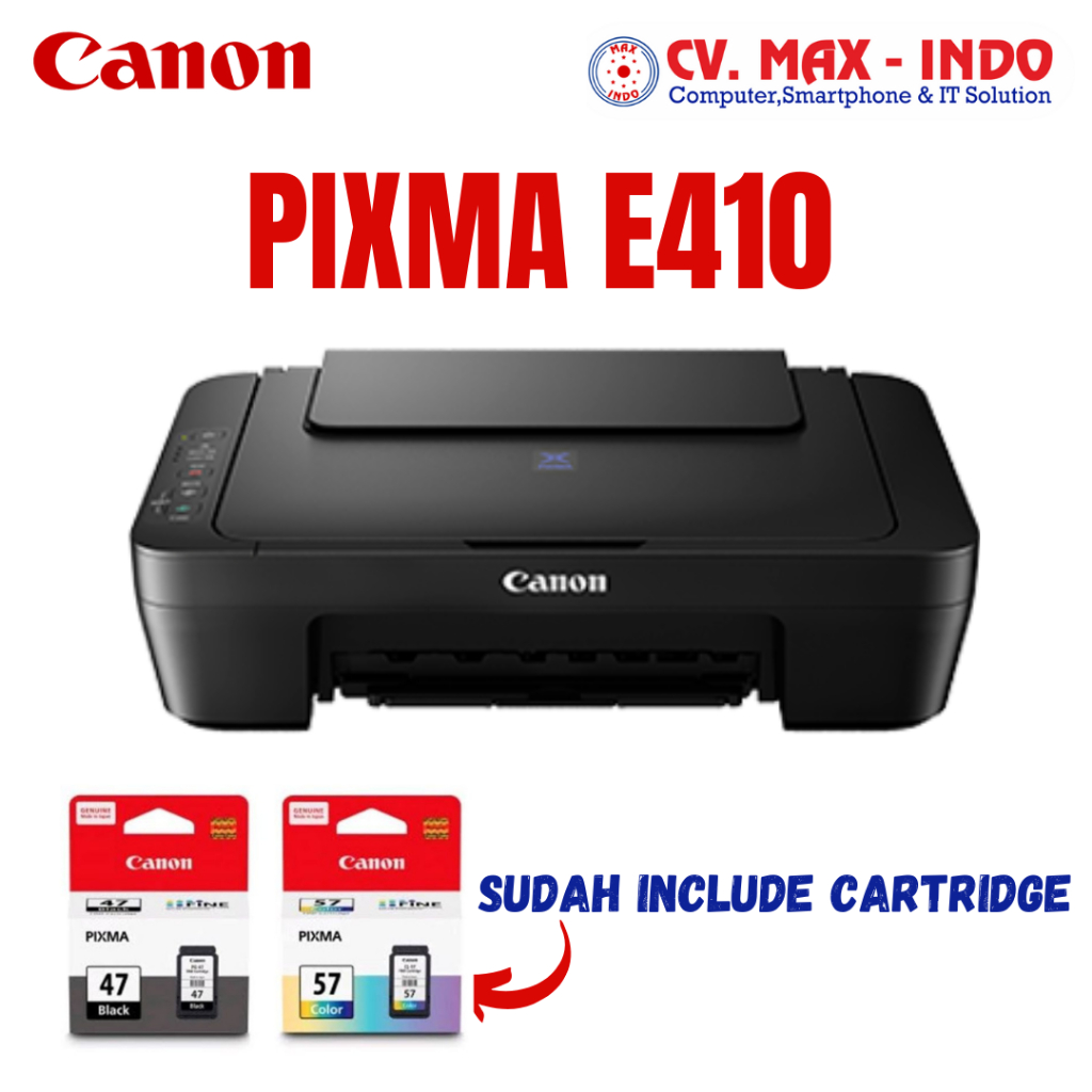 Jual CANON PRINTER PIXMA E410 | Shopee Indonesia