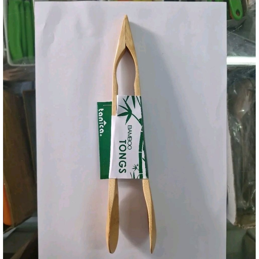 Jual BJ-26 Bamboo Serving Tongs, Capitan Bambu Tanica | Shopee Indonesia