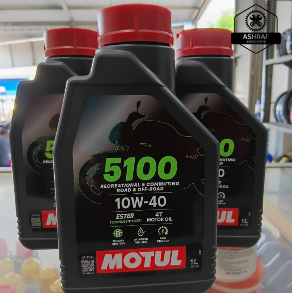 Jual Oli Mesin Motul 5100 SAE 10W-40 API SP/SN/SM 1 Liter Original | Shopee Indonesia