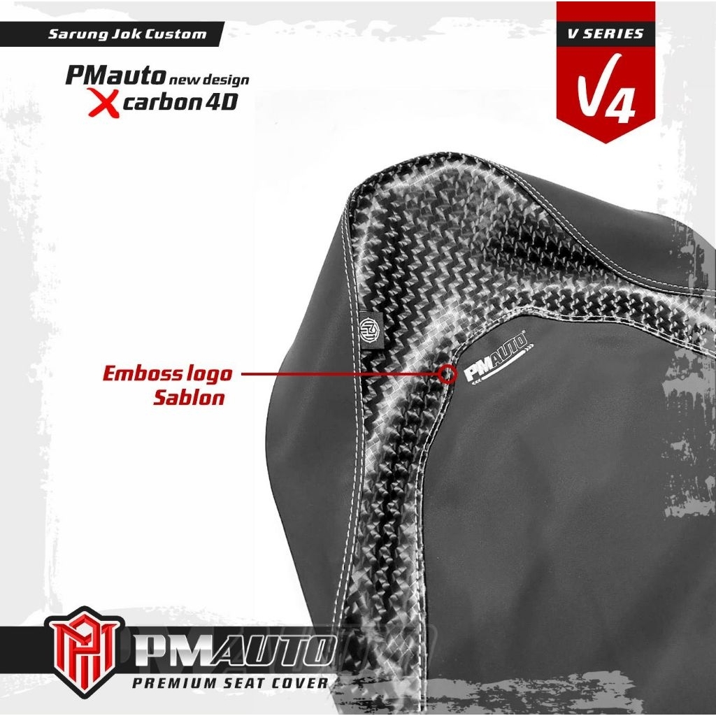 Jual Jok Motor Sadel Jok Fullset Carbon 4D Nmax old,Nmax New,Nmax Turbo ...