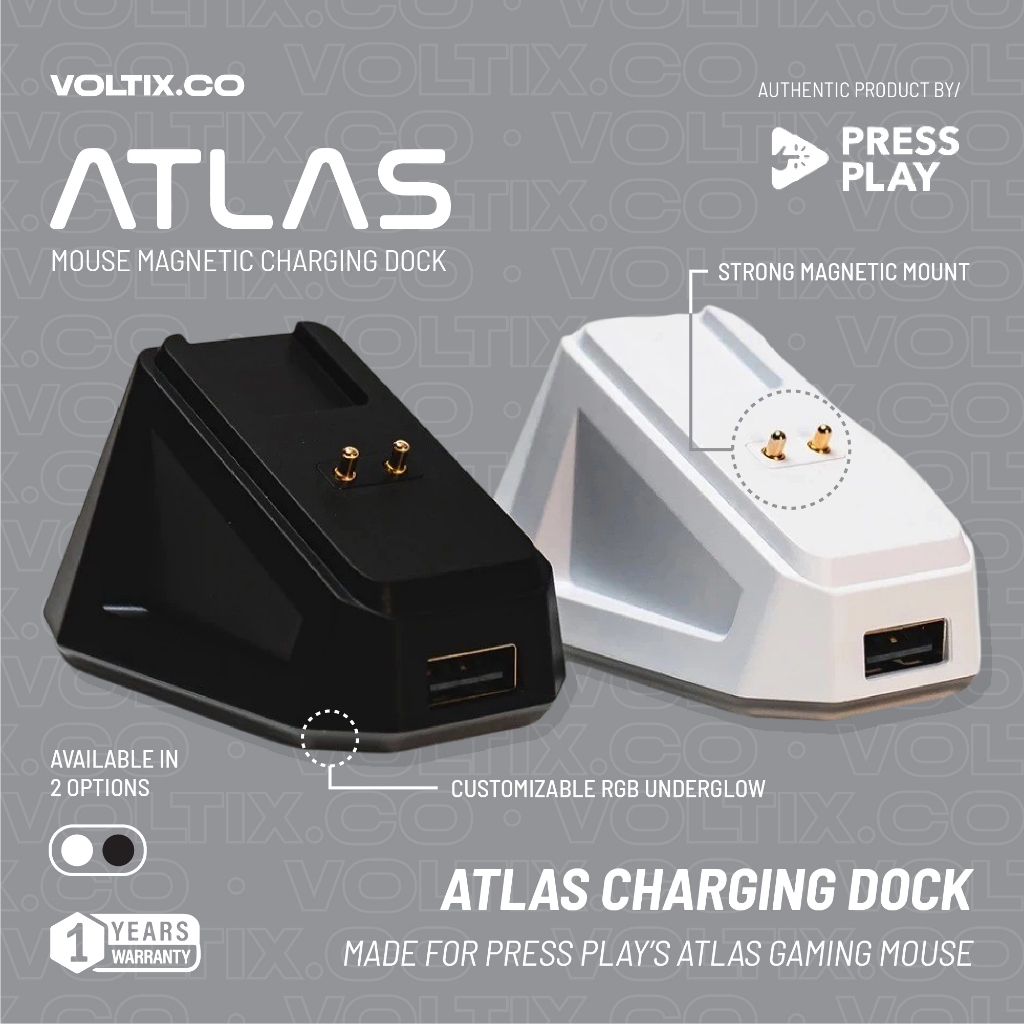 Jual ATLAS Mouse Charging Dock by Press Play | Shopee Indonesia