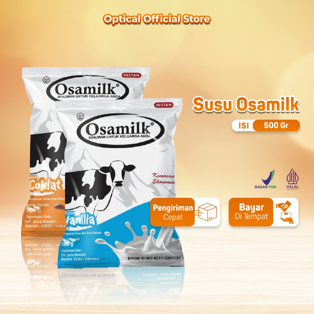 Jual Osamilk - Susu Bubuk Sapi Penambah Berat Badan isi 500 gr | Shopee ...