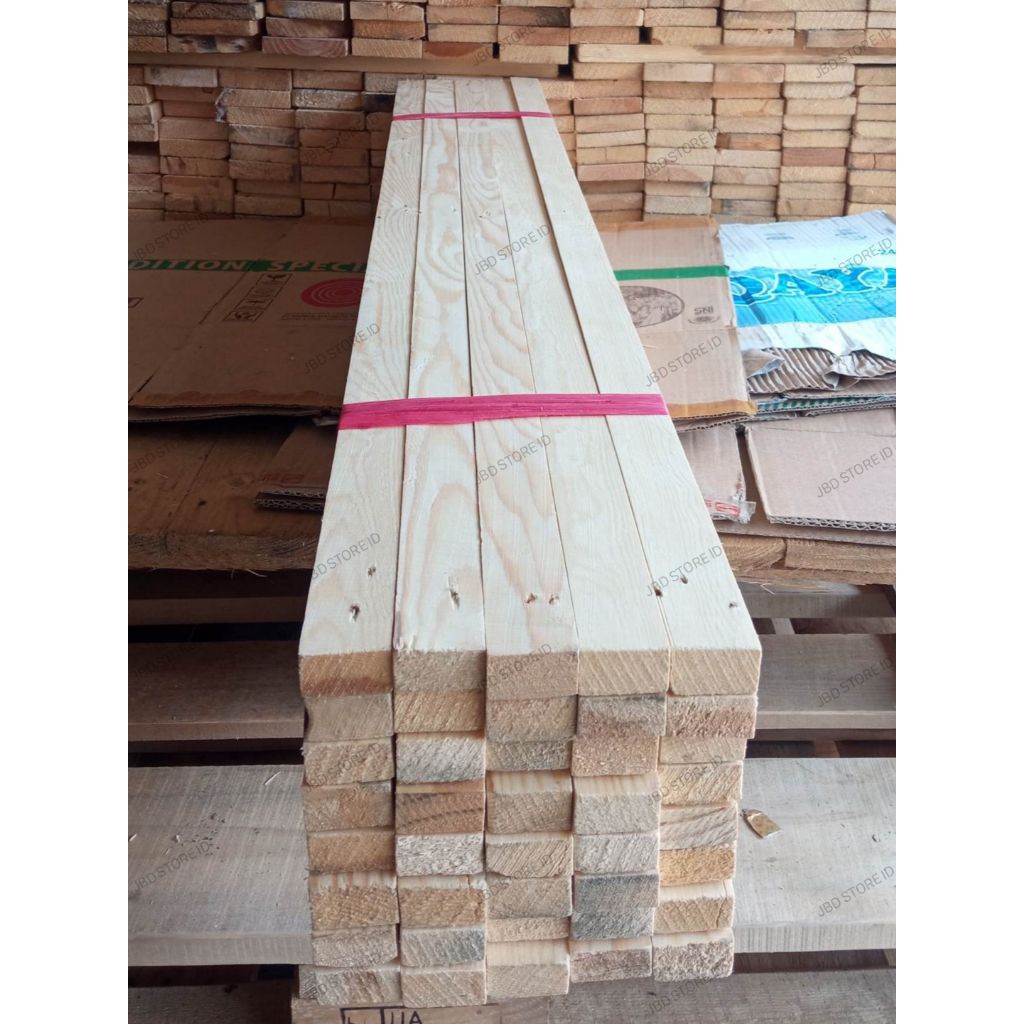 Jual List / Reng Kayu Jati Belanda ukuran 4x100 / Kayu Palet / Pinus ...