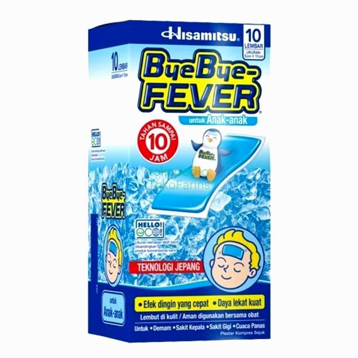 Jual Bye Bye Fever Anak & Bayi 1box isi 10lembar - BPOM | Shopee Indonesia