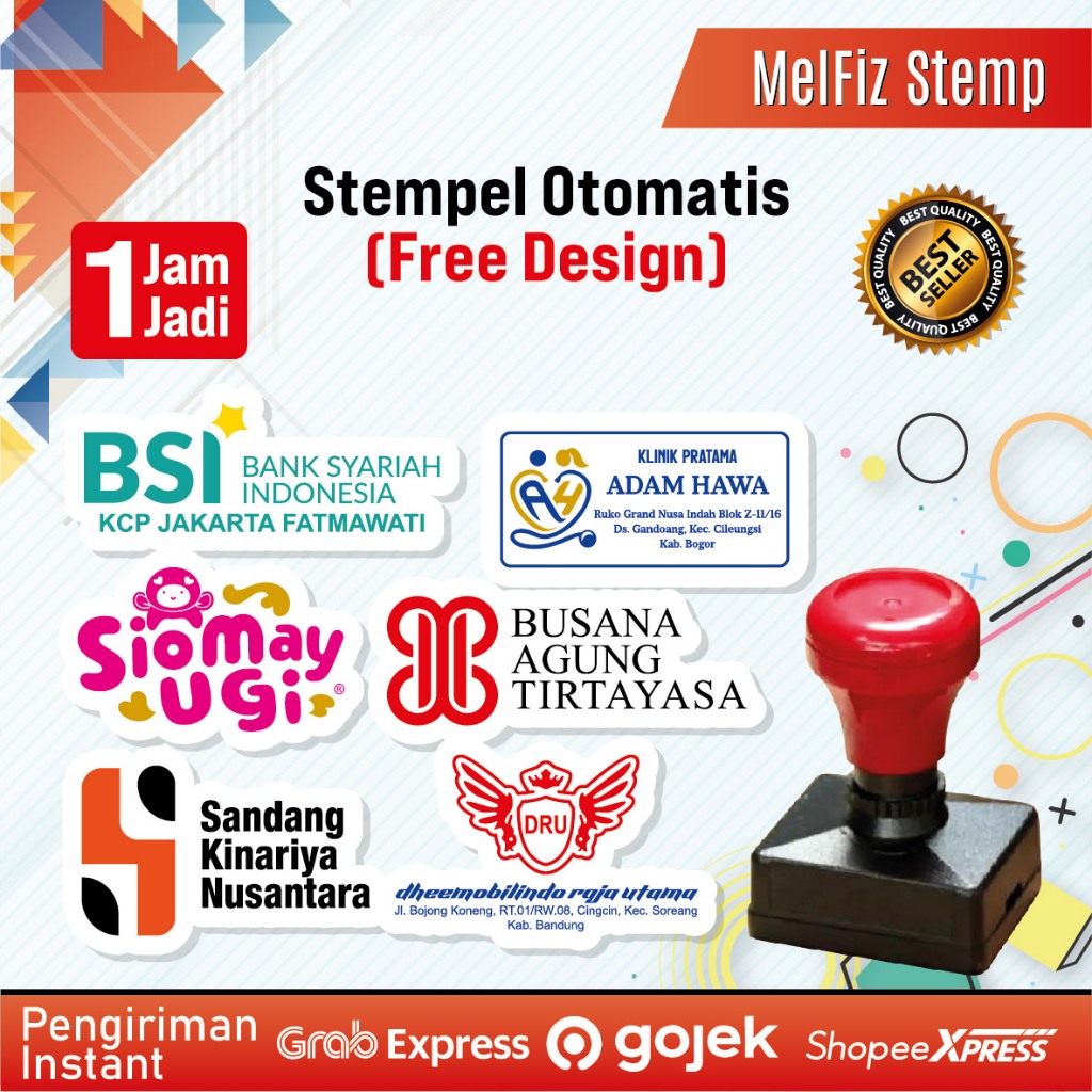 Jual Stempel 1 Warna | Shopee Indonesia