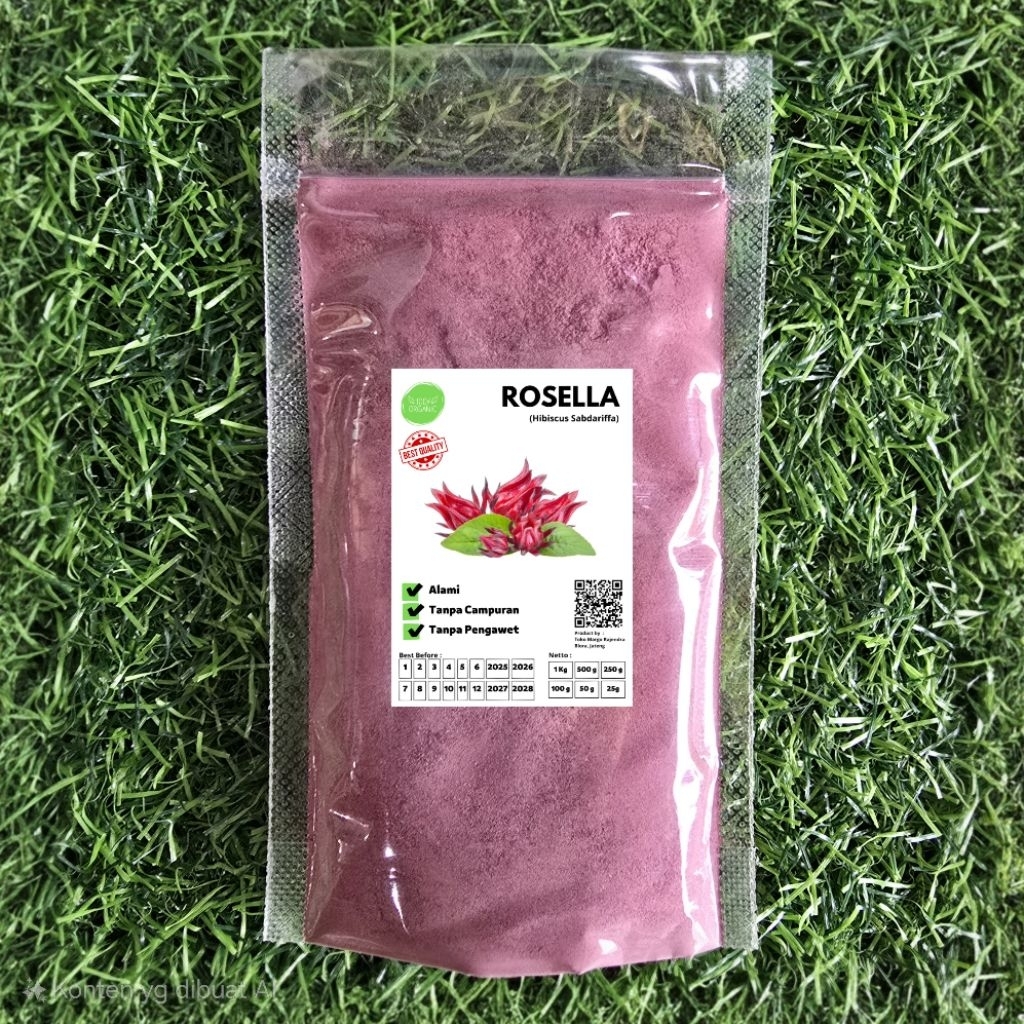 Jual PROMO Bubuk Rosella 100gr Serbuk Powder Rosela Merah Murah Alami ...