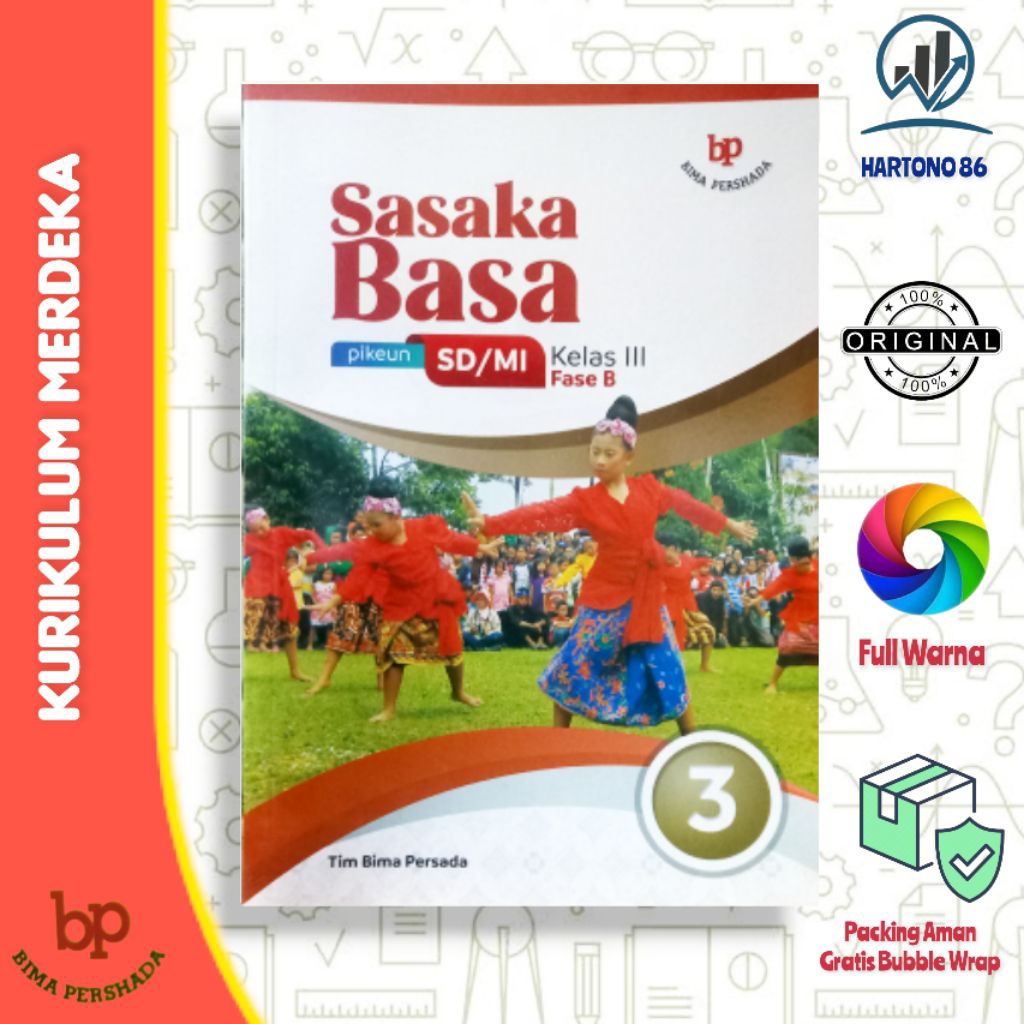 Jual Buku bahasa sunda SASAKA BASA pikeun SD/MI Kelas 3/III (Fase B ...