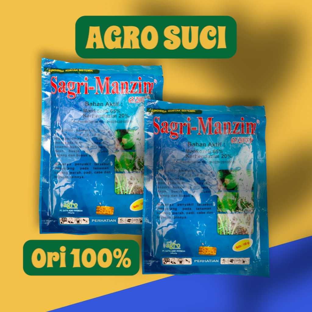 Jual Fungisida Sagri-Manzim 65/20 WP 100 Gr Sagri Manzim | Shopee Indonesia