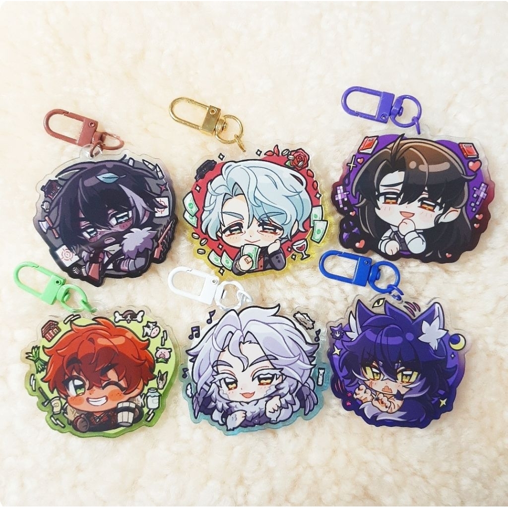 Jual DoL Keychain Fanmerch by Azurabbit - Eden , Avery , Fallen Sydney ...