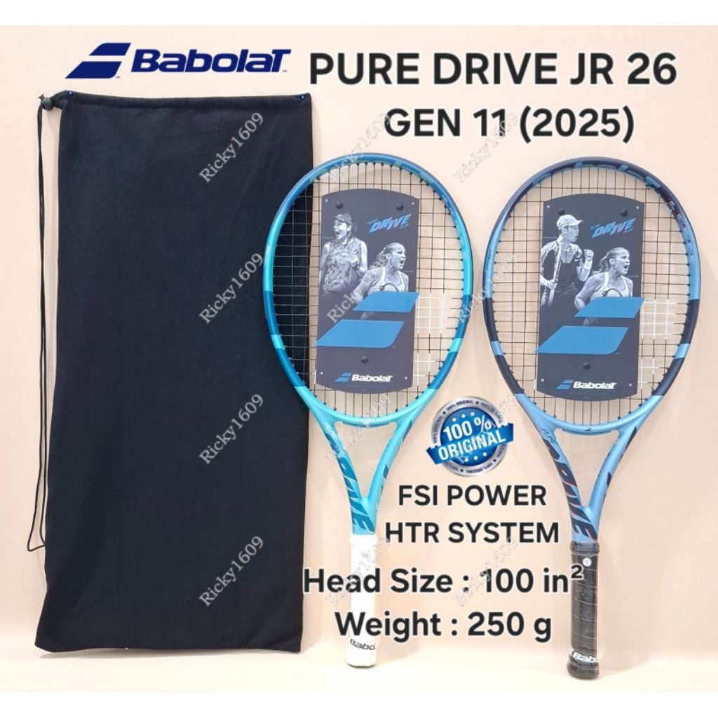 Jual RAKET TENIS BABOLAT PURE DRIVE JR 26 G11 2025 (FSI POWER - HTR ...