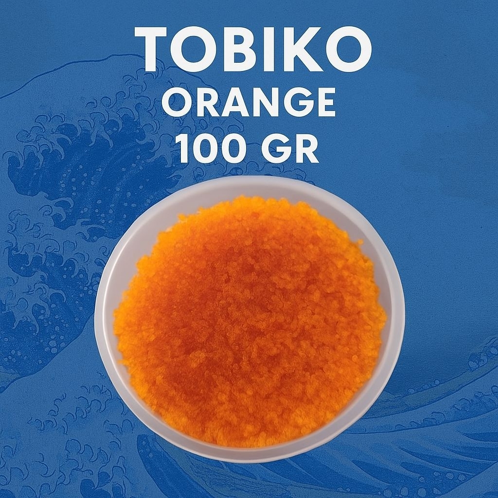Jual Tobiko Orange Premium 100 gr Flying Fish Roe | Telur Ikan Terbang ...