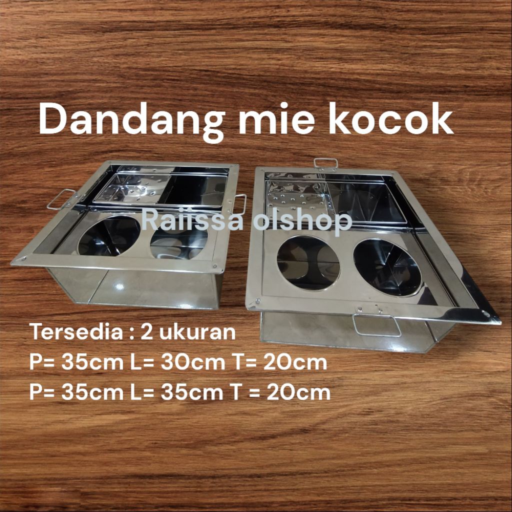Jual DANDANG MIE KOCOK LUBANG 2 + SARANGAN 1+ KOTAK KUAH | Shopee Indonesia