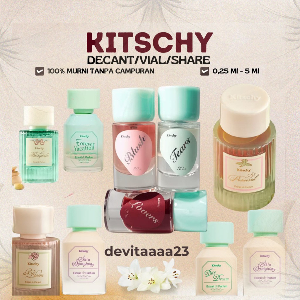 Jual TESTER/ DECANT / VIAL / SHARE PARFUM KITSCHY AURA TEARS/BLUSH ...