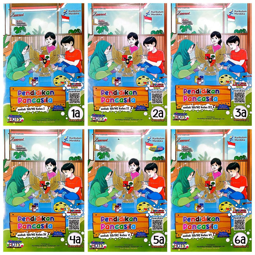 Jual BUKU LKS SD MI PENDIDIKAN PANCASILA KELAS 1 2 3 4 5 6 SEMESTER 1 2025/2026 KURIKULUM ...