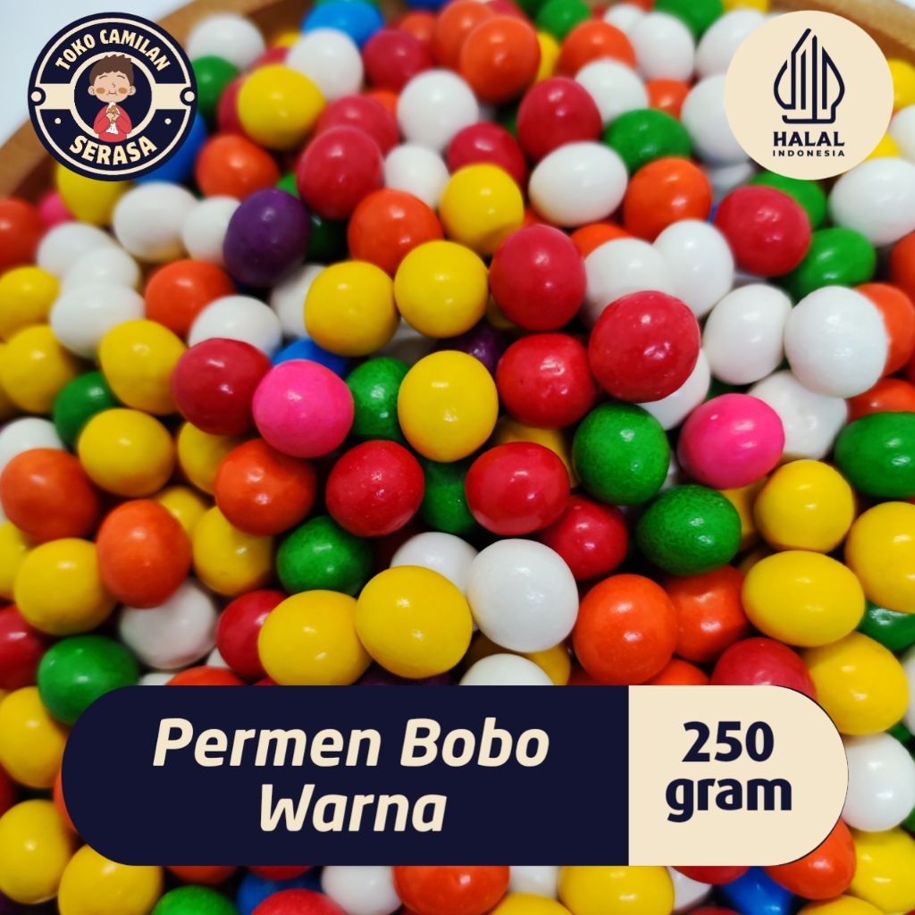 Jual Permen Biskuit Bobo Warna Kiloan Kemasan 250 Gram | Shopee Indonesia
