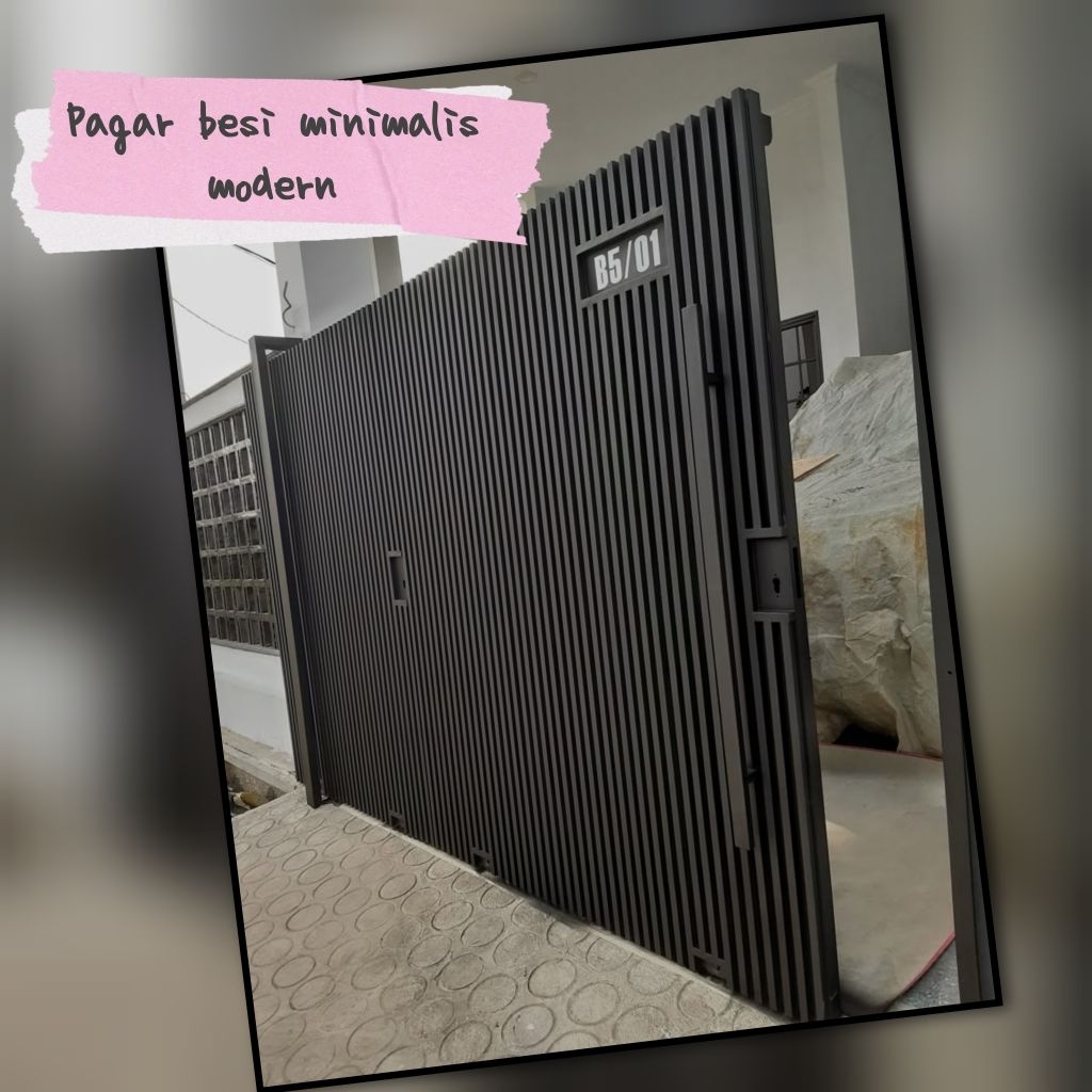 Jual pagar sliding model wpc berkualitas | Shopee Indonesia
