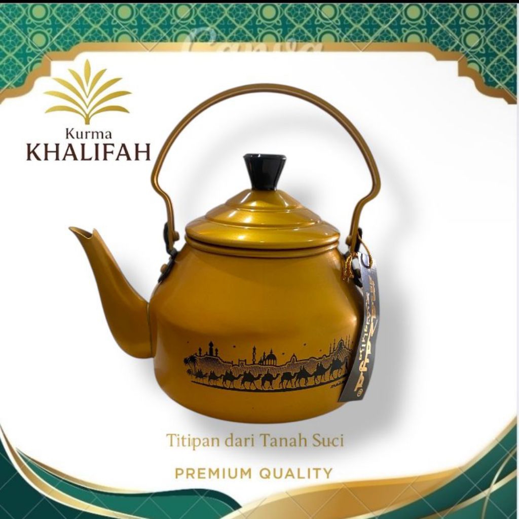 Jual Teko Emas Mazaya 2L | Kettle Arab Aluminium | Teko Emas Arabian ...