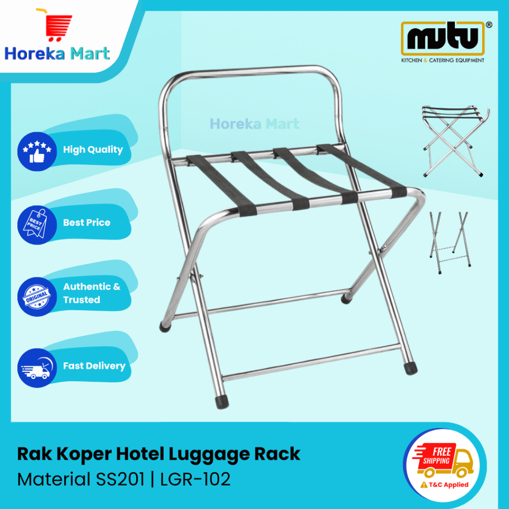 Jual Rak Tempat Koper Kamar Hotel Luggage Rack Praktis Minimalis Elegan ...