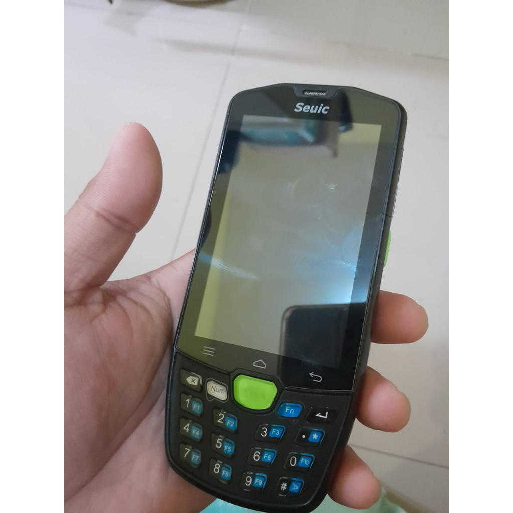 Jual Seuic autoID 9N PDA HP scanner barcode QR code untuk ekspedisi | Shopee Indonesia