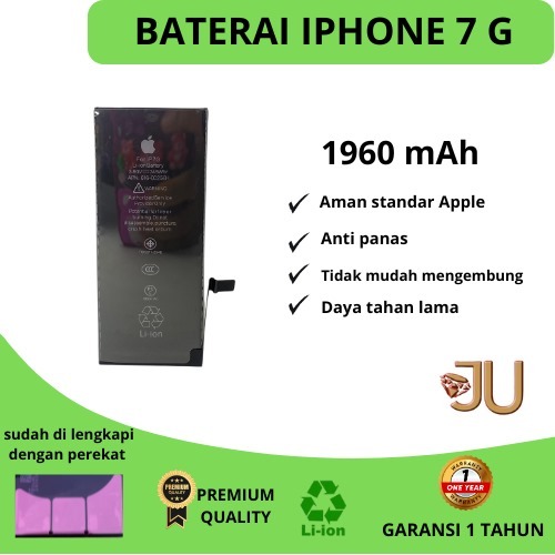 Jual JU Battery Batre Baterai iPhone 6G 6S 6+ 6S+ 7G 7+ 8G 8+ X XS XSMAX XR 11 11PRO 11PROMAX 12 ...