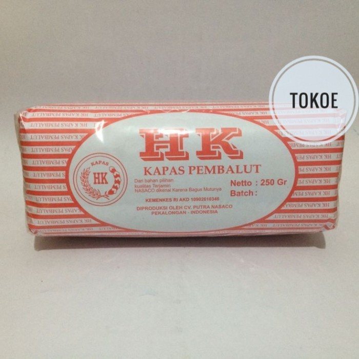 Jual Kapas Pembalut 25 Gram / Kapas 25gr / Kapas 25 Gr / Kapas 25 Gram ...