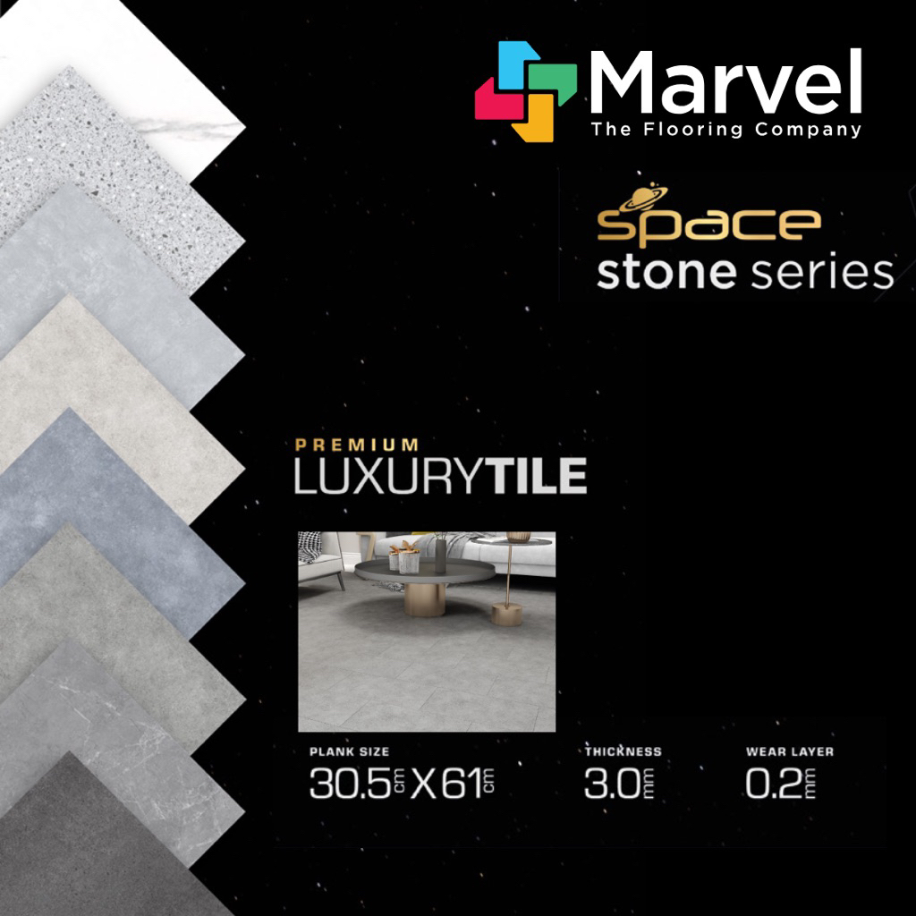 Jual Vinyl Space tebal 3mm lantai vinyl stone series harga perbox ...