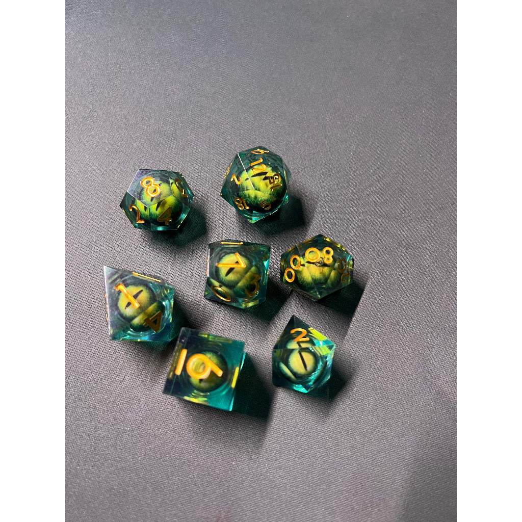 Jual [Ready] Premium High Quality Resin Dice Dadu Dungeon Dragon DND ...