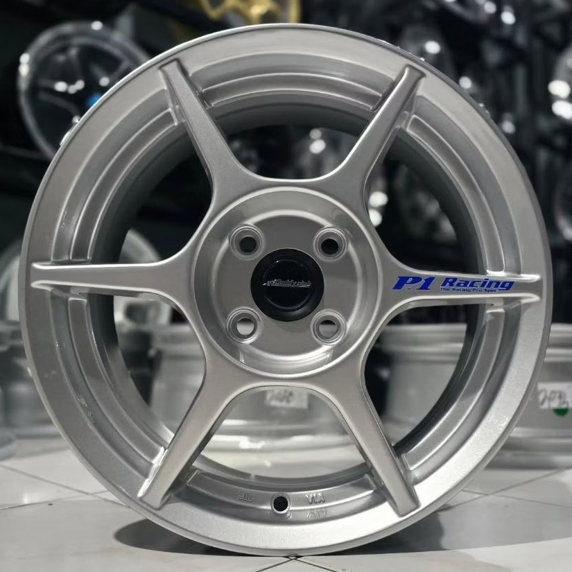 Jual velg P1 RACING LEBAR 6,5 ET 42 ring 15 velg mobil r15 untuk velg ...