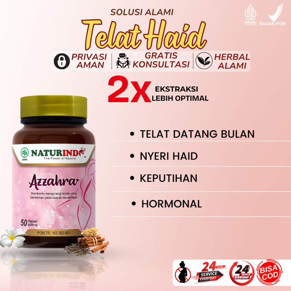 Jual Obat Telat Haid & Pelancar Datang Bulan – Jamu Herbal Nyeri Haid ...