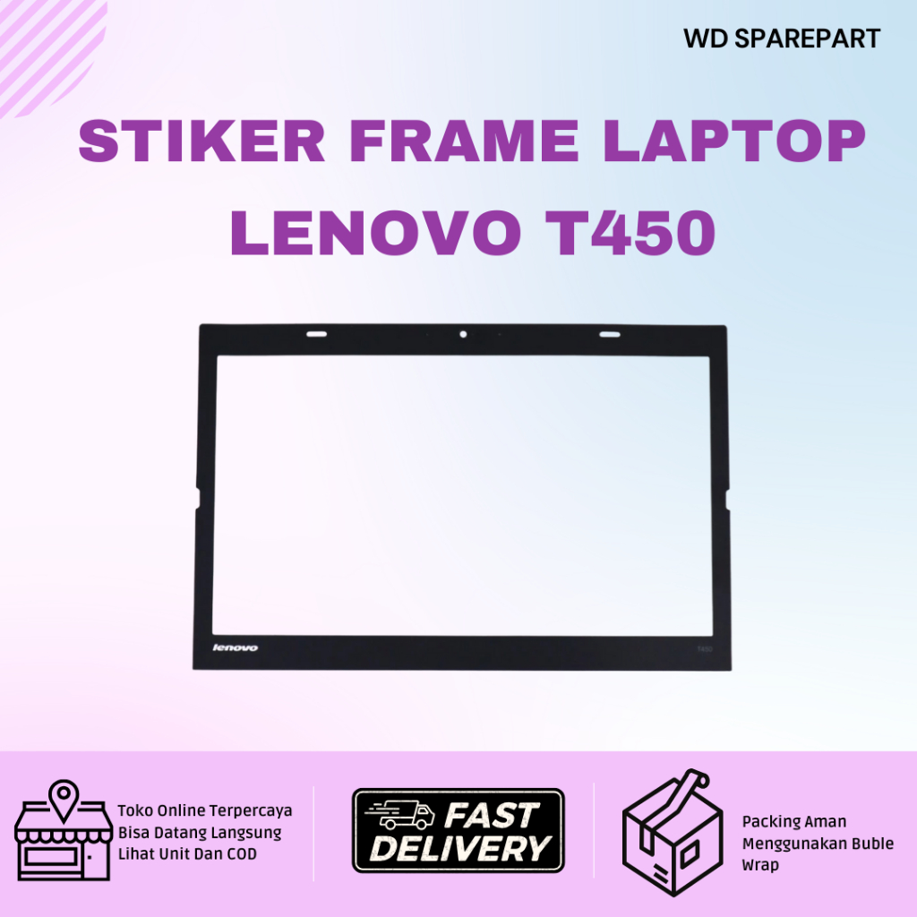 Jual Stiker Frame Lenovo Thinkpad T450 | Cover LCD | BERKUALITAS ...