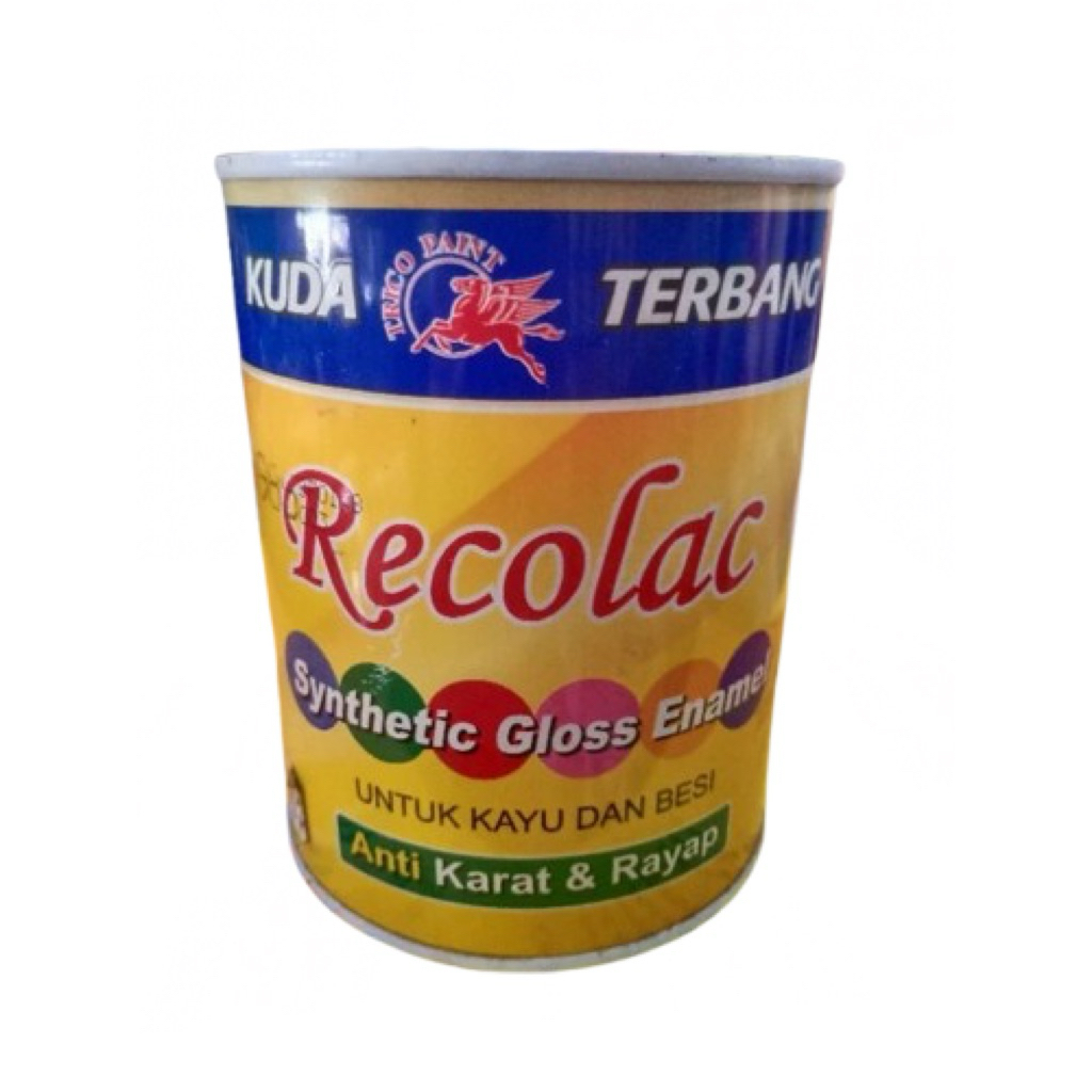 Jual Cat Besi Dan Kayu Kuda Terbang Recolac 1 KG Cat Minyak Interior ...