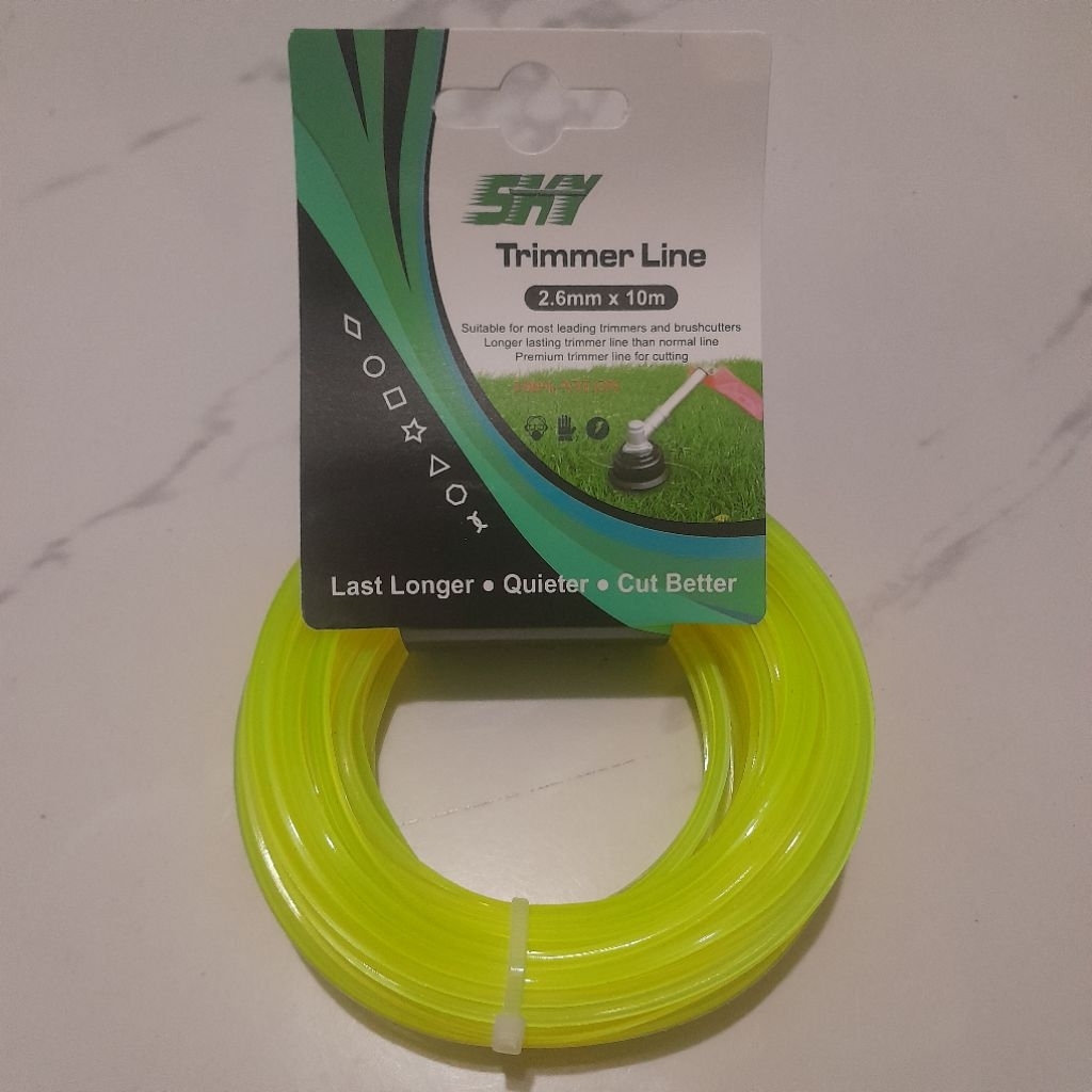 Jual 328 Nylon Cutter 10M / Tali Senar Potong Rumput 10M / Trimmer Line ...