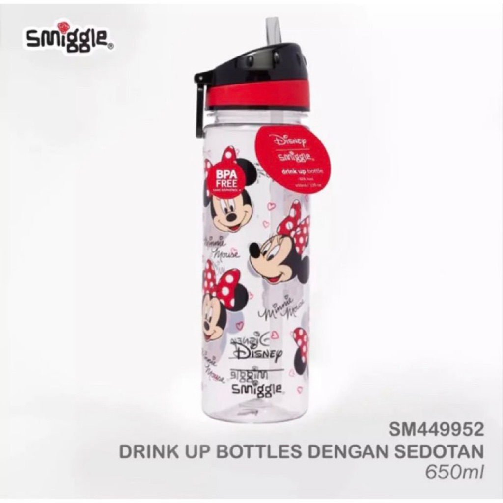 Jual Botol Smiggle Minnie red 650ml | Shopee Indonesia