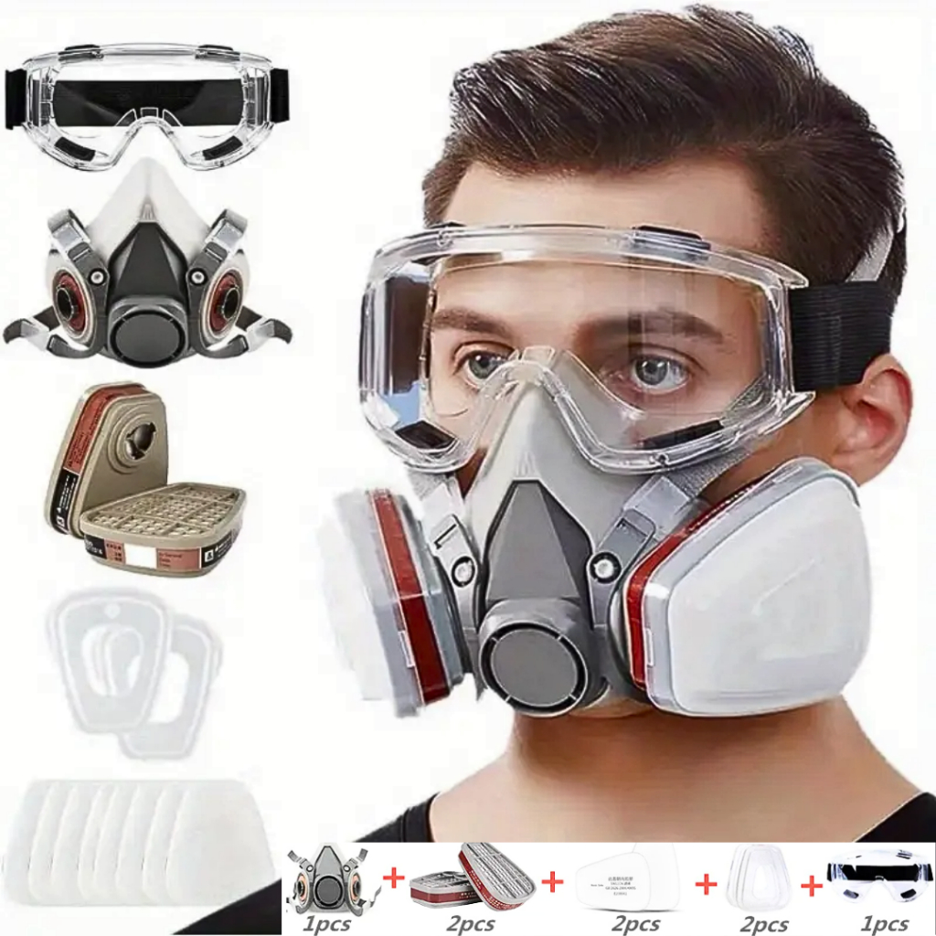 Jual TaffGUARD Masker Gas Respirator Full face / Masker Cat Safety ...