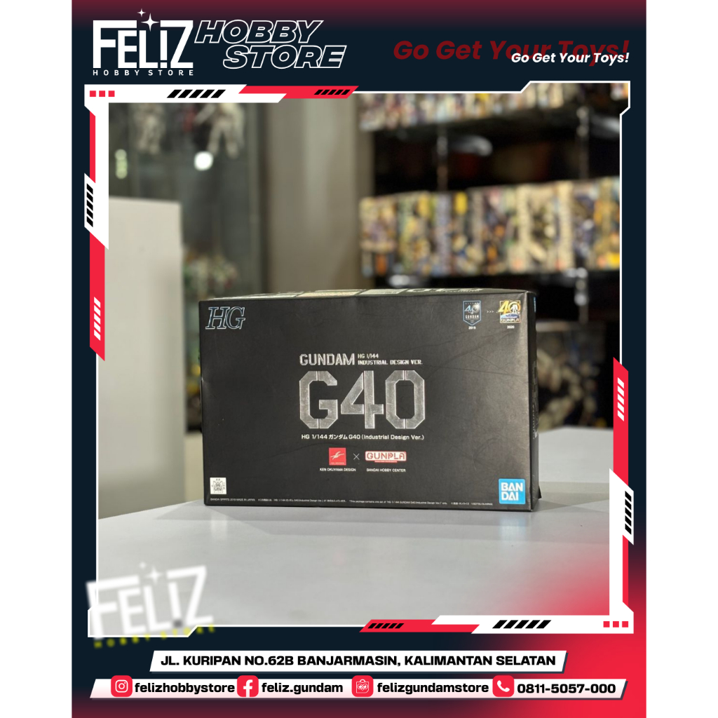 Jual ( BANDAI ) HG 1/144 GUNDAM G40 ( INDUSTRIAL DESIGN VER.) | Shopee ...