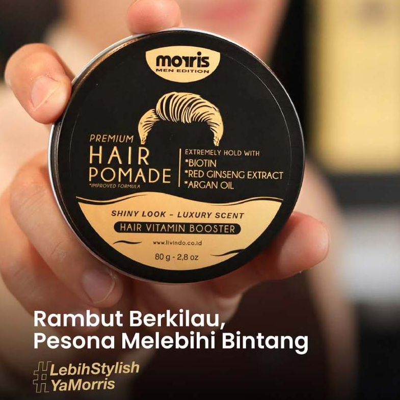 Jual Morris Pomade Premium Man Edition 80gr | Shopee Indonesia