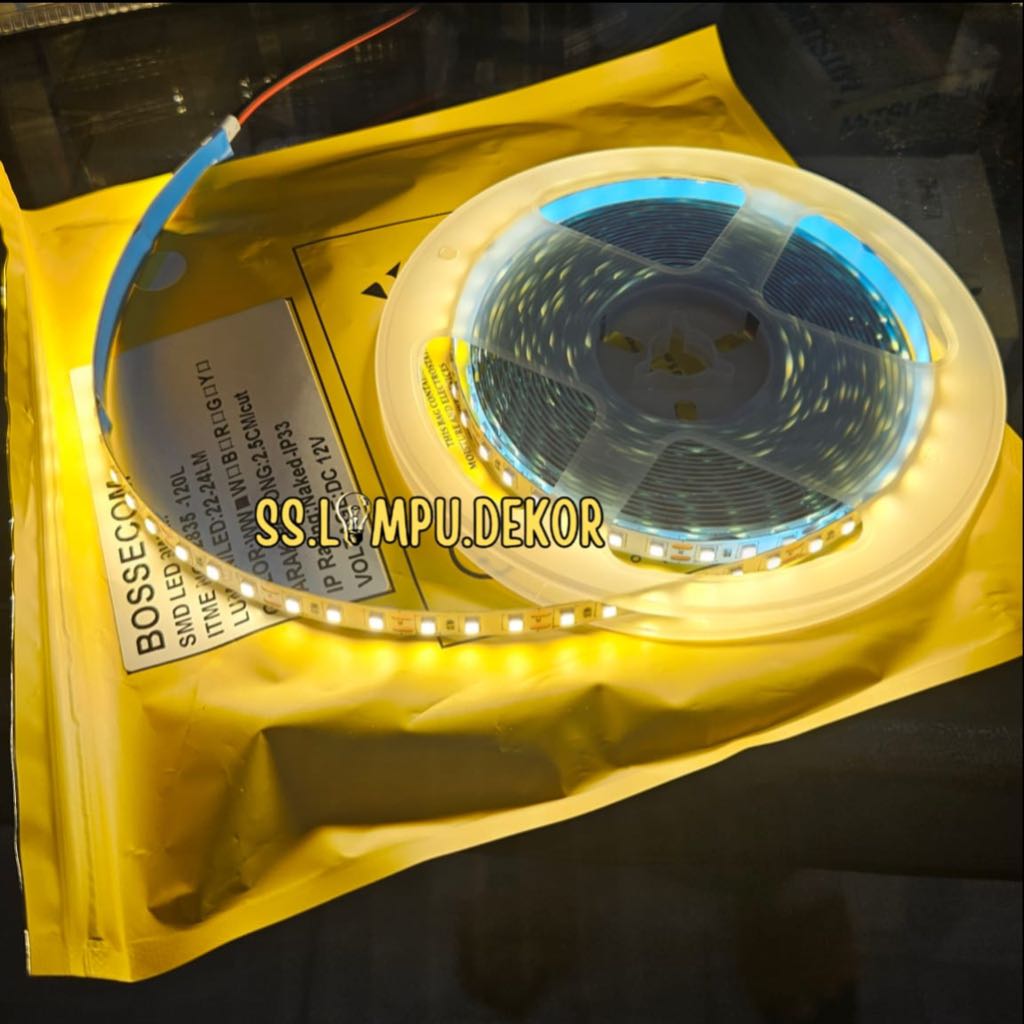 Jual Lampu LED STRIP 2835 120L Warm White 1 rol 5 meter Terang ...