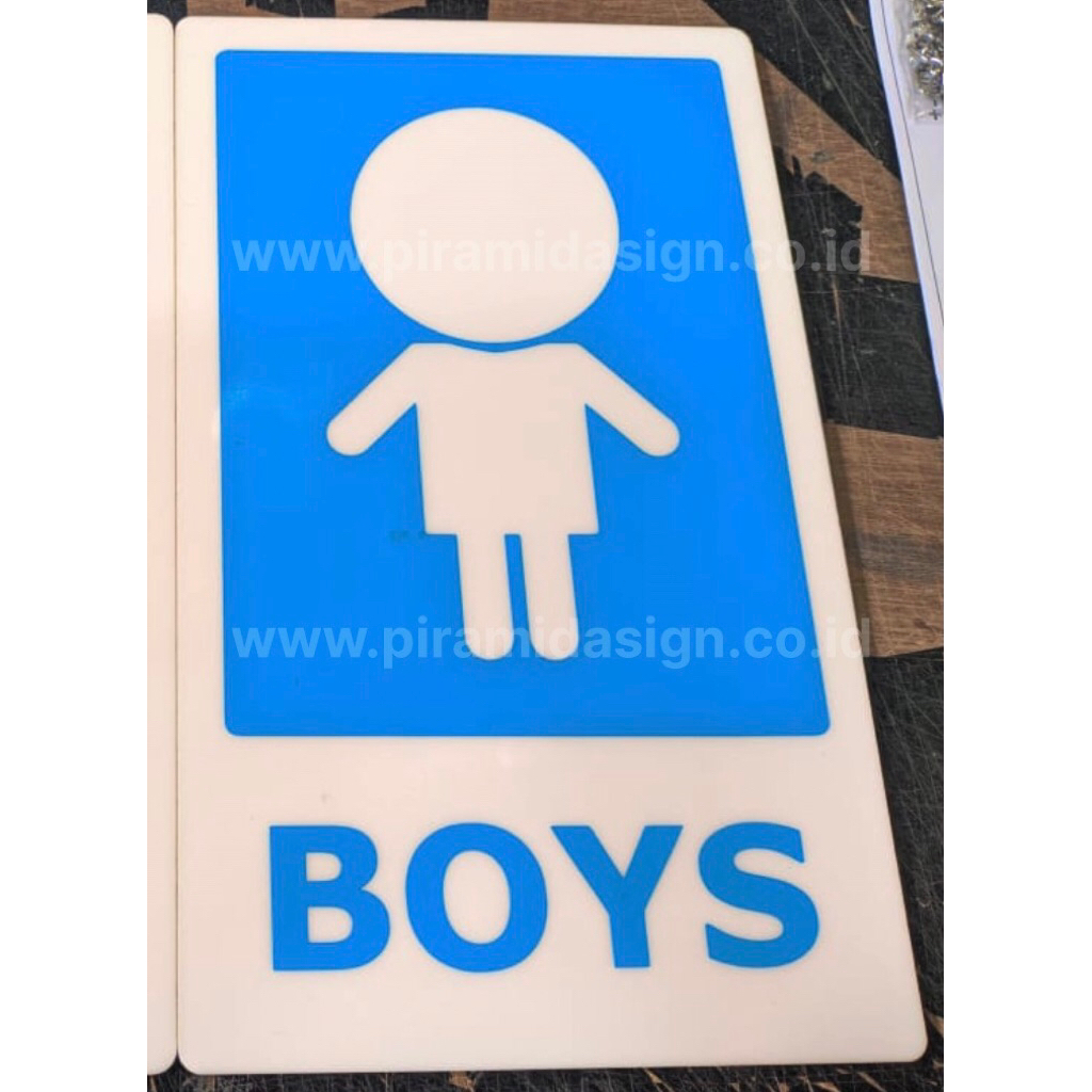 Jual Sign Toilet Anak Anak Custom Boys Girls Lucu sekolah TK ...