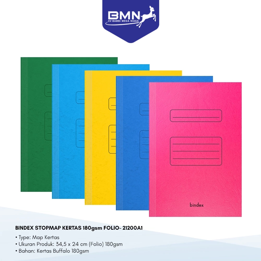 Jual BINDEX Stopmap / Map Stopmap Folio Tebal 180 Gsm 1 Lembar | Shopee Indonesia