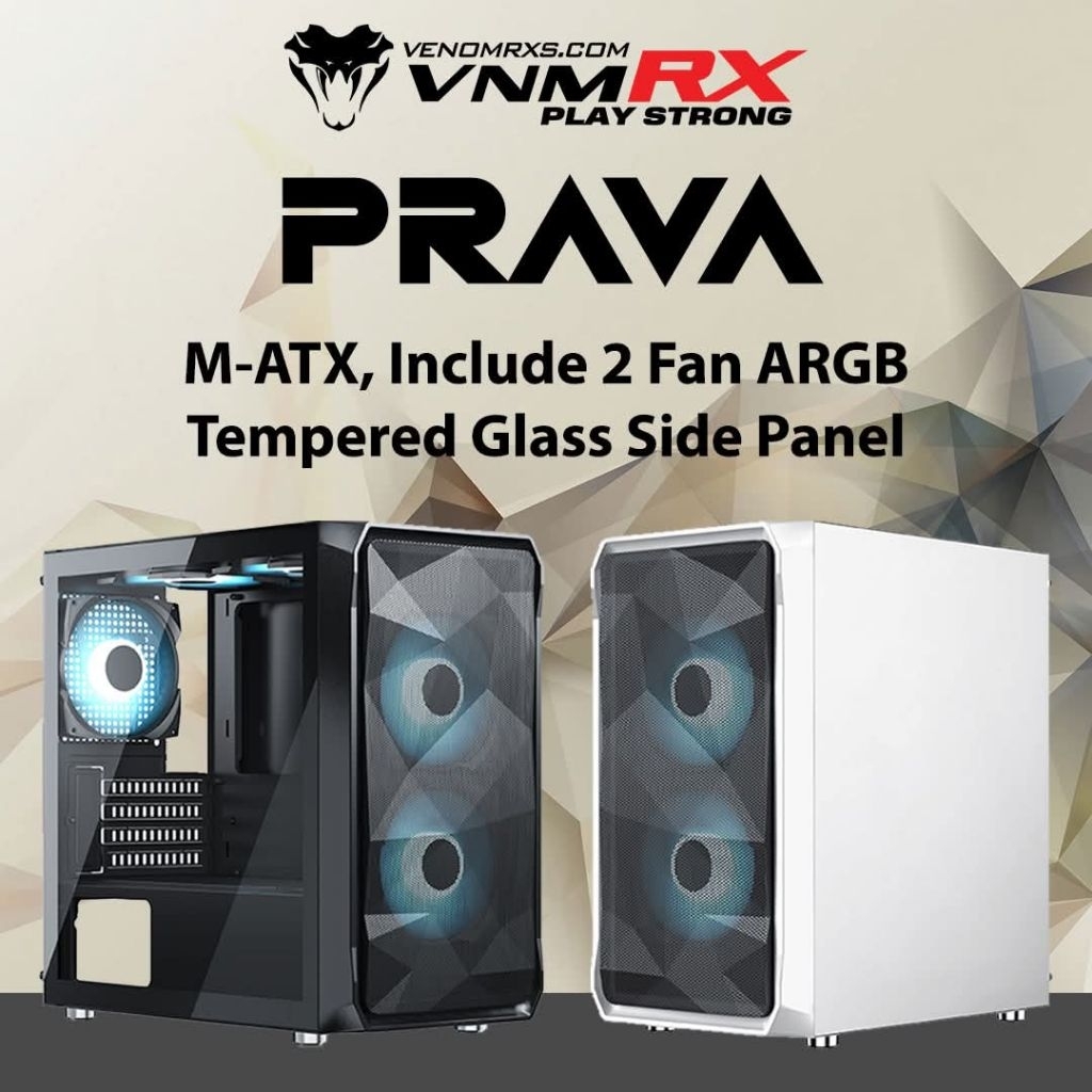 Jual VENOMRX PRAVA MATX GAMING CASE | Shopee Indonesia